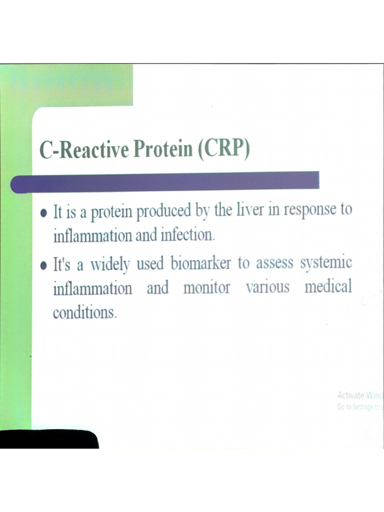 CRP- Acute Phase Protein | PDF