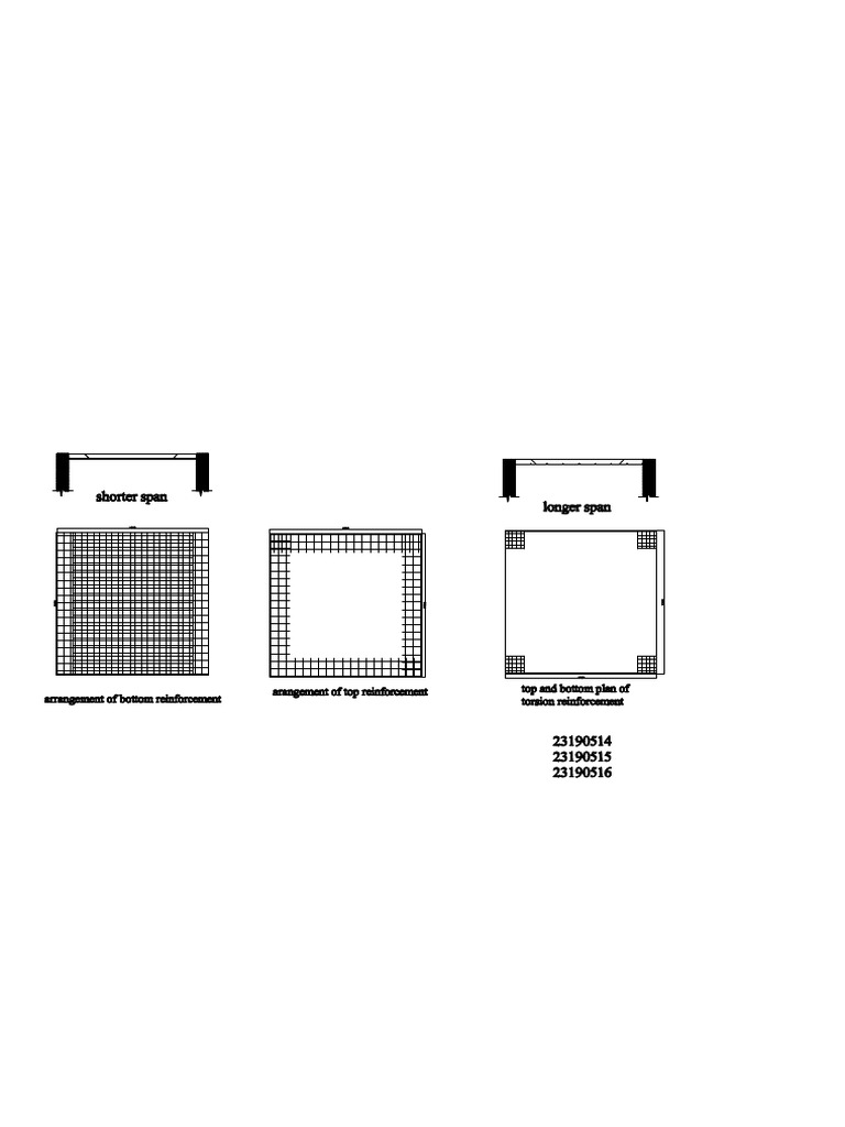 Restrained Two Way Slab-Model | PDF