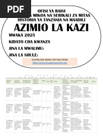 Barua Ya Likizo | PDF