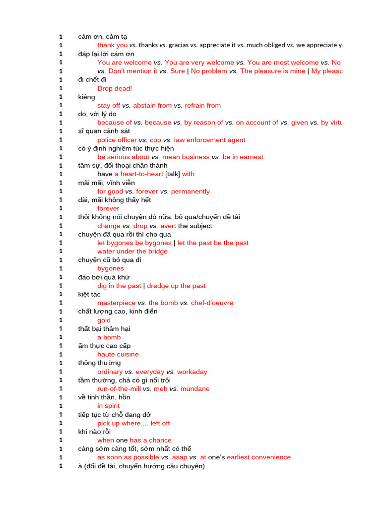TẠP II - All Learned Structures | PDF