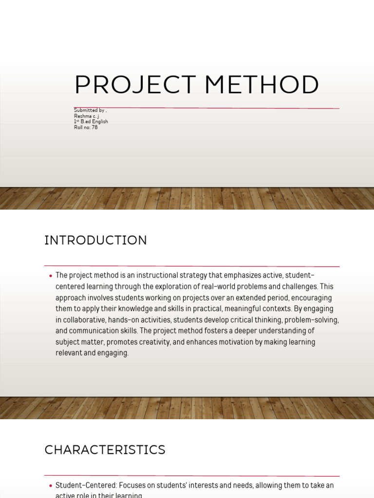 Project Method | PDF
