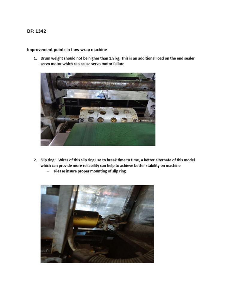 Flow Wrap Machine Improvement Points - For Upcoming Flow Wrap Machines ...