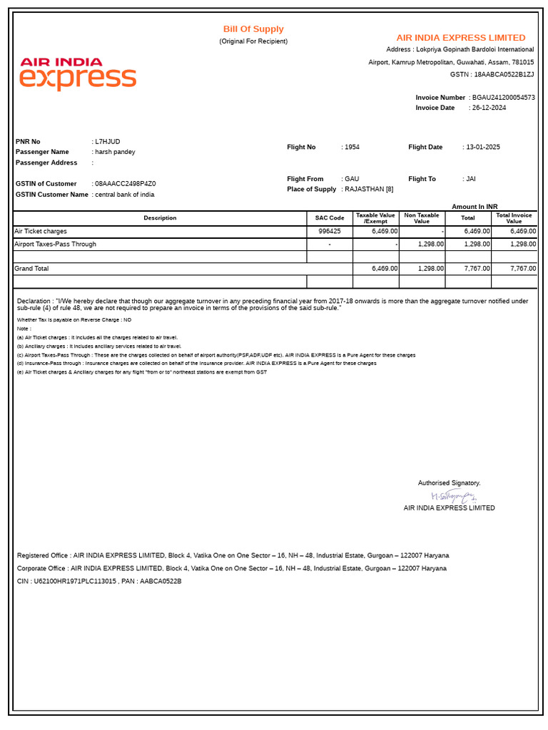 invoice (4) | PDF | Invoice | Taxes