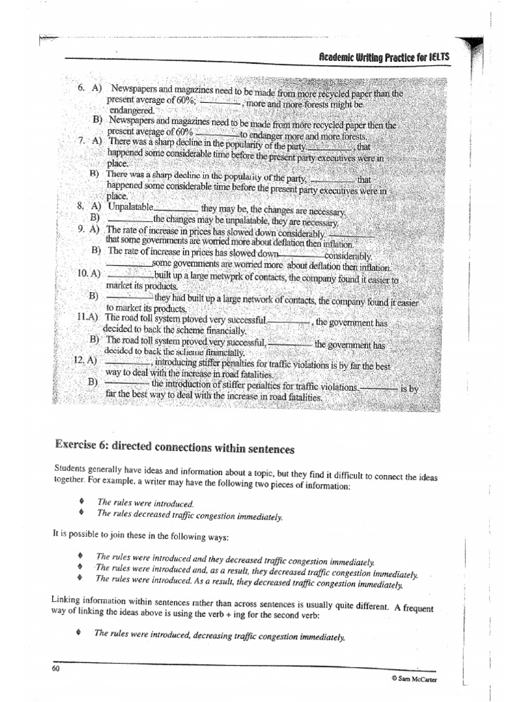 Ex6-8. Connections Within Sentences & Transformation For Flexibility | PDF