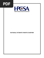Patients Rights Charter - English | PDF