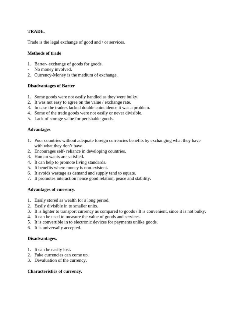 History Form 2 Trade | PDF | Atlantic Slave Trade | Slavery