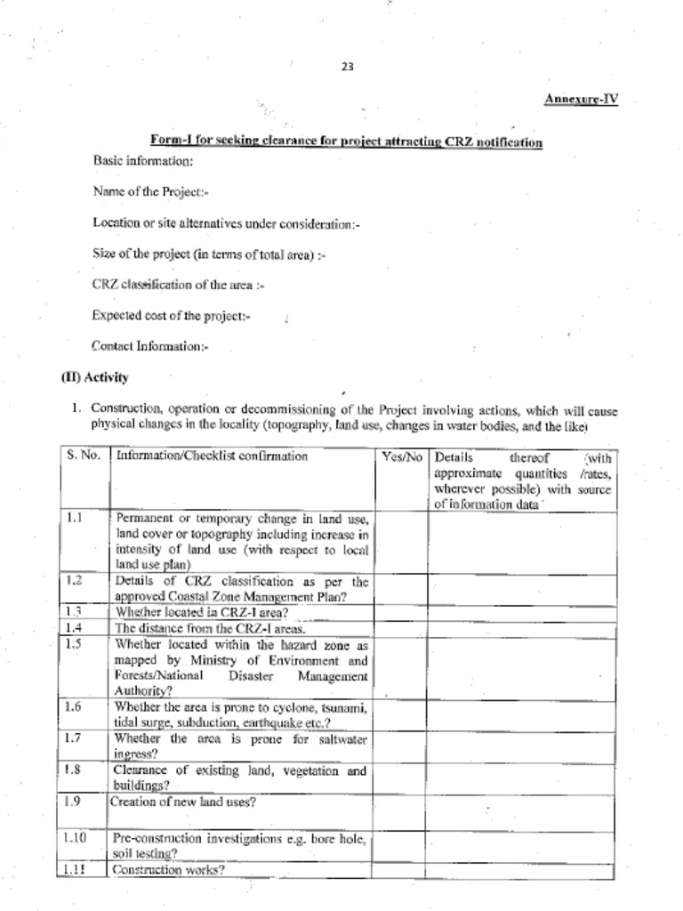 FORM.1 Application | PDF