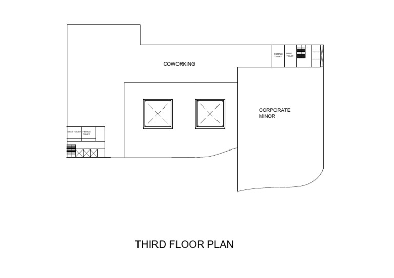 Third Floor Plan: Coworking | PDF