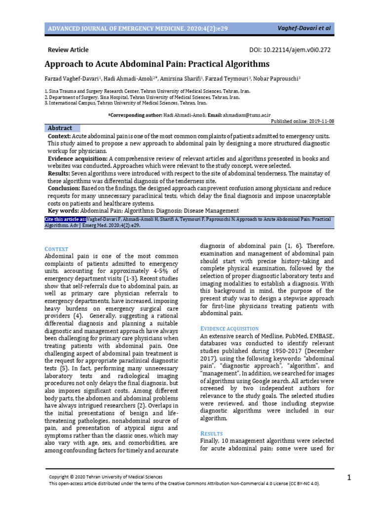 Acute Abdomen | PDF | Medical Diagnosis | Physical Examination