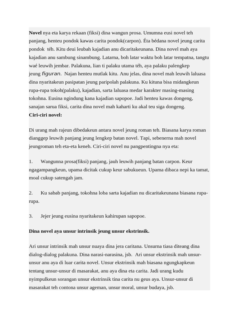 Novel | PDF