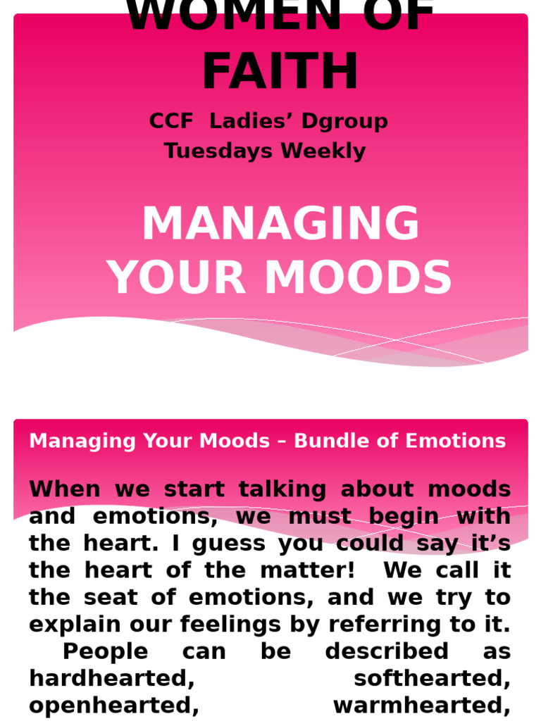 WOF-Managing Emotions - BUNDLE of Emotions1 | PDF | Jesus | Emotions