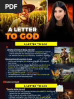 Mind Map of The Lesson A Letter To God | PDF