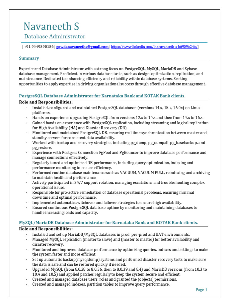 Navaneeth S - My SQL - Data Digi | PDF | Postgre Sql | Databases