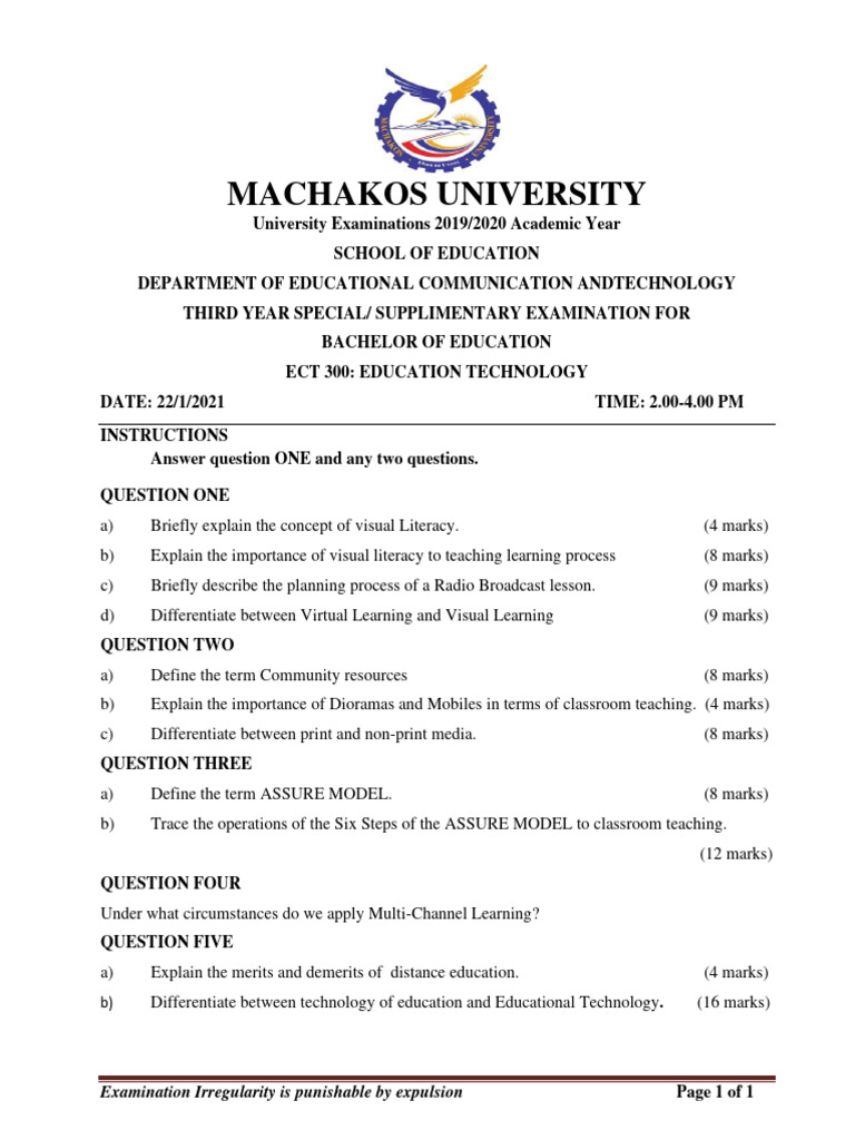 Ect 300 Education Technology | PDF