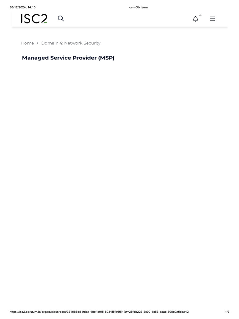 CC - Obrizum Network MSP | PDF