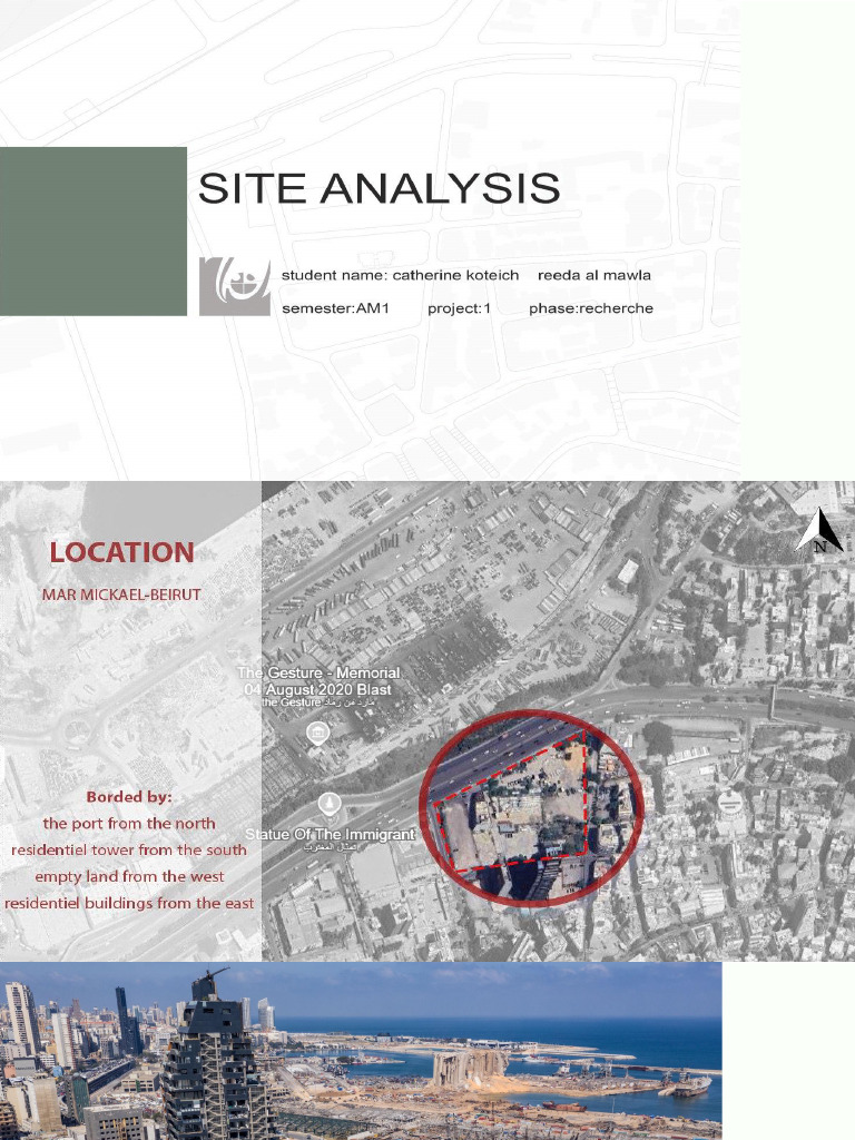 01 site analysis | PDF | Road