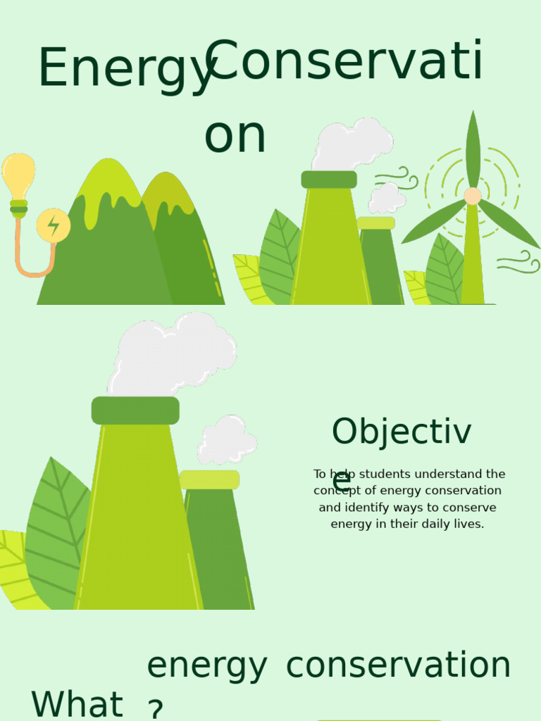 Energy Conservation Tips for Students | PDF | Energy Conservation ...