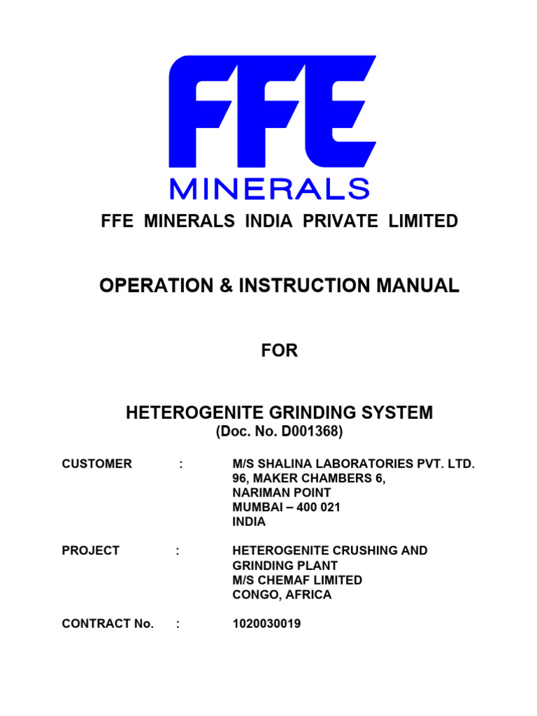 Ball Mill Process Maual | PDF | Mill (Grinding) | Pump