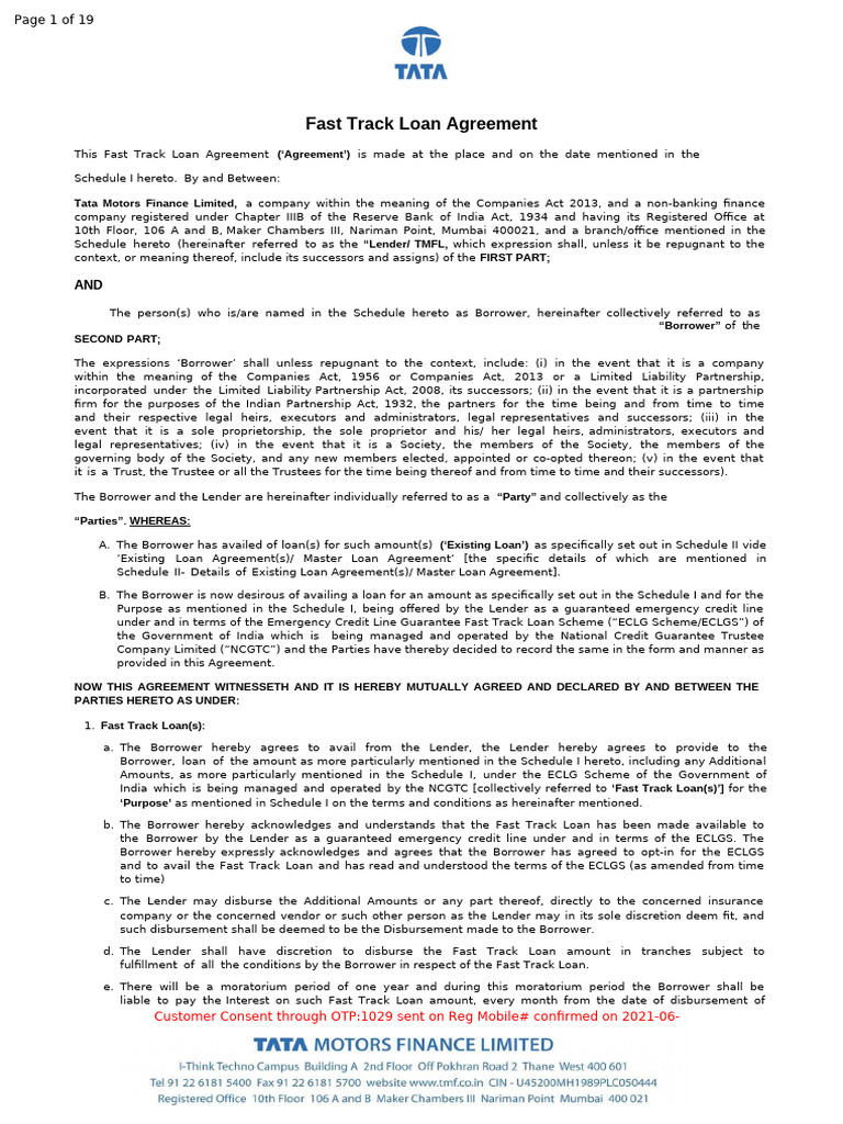 loan | PDF | Loans | Interest