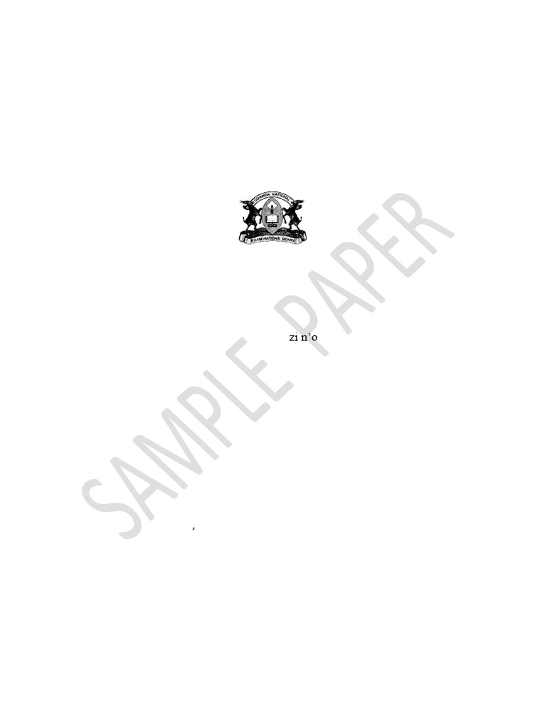 LUGANDA PAPER 1 2024 UNEB PAST PAPER UCE NLSC - Sample - 24 | PDF ...