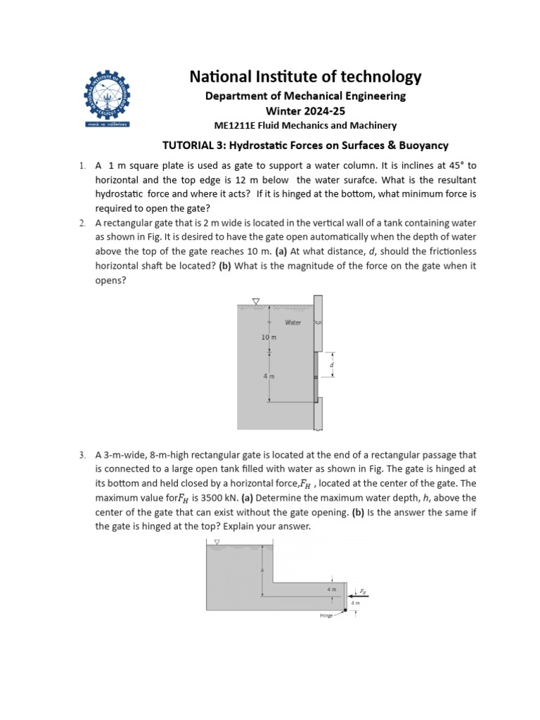 3 Fluids | PDF | Force | Classical Mechanics