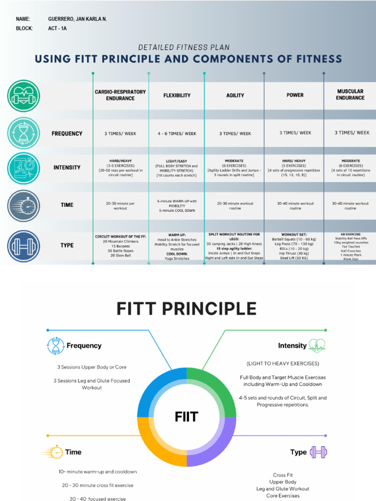 [Sample] Fitness Plan | PDF