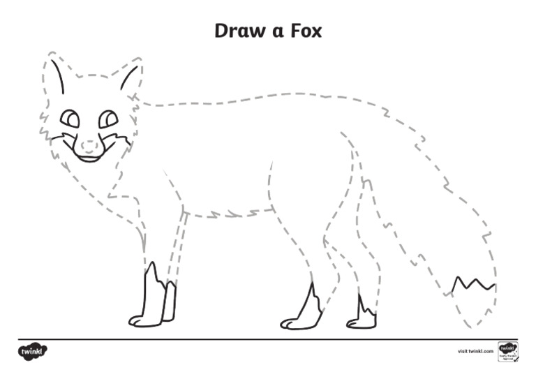 How to Draw a Fox Guide | PDF