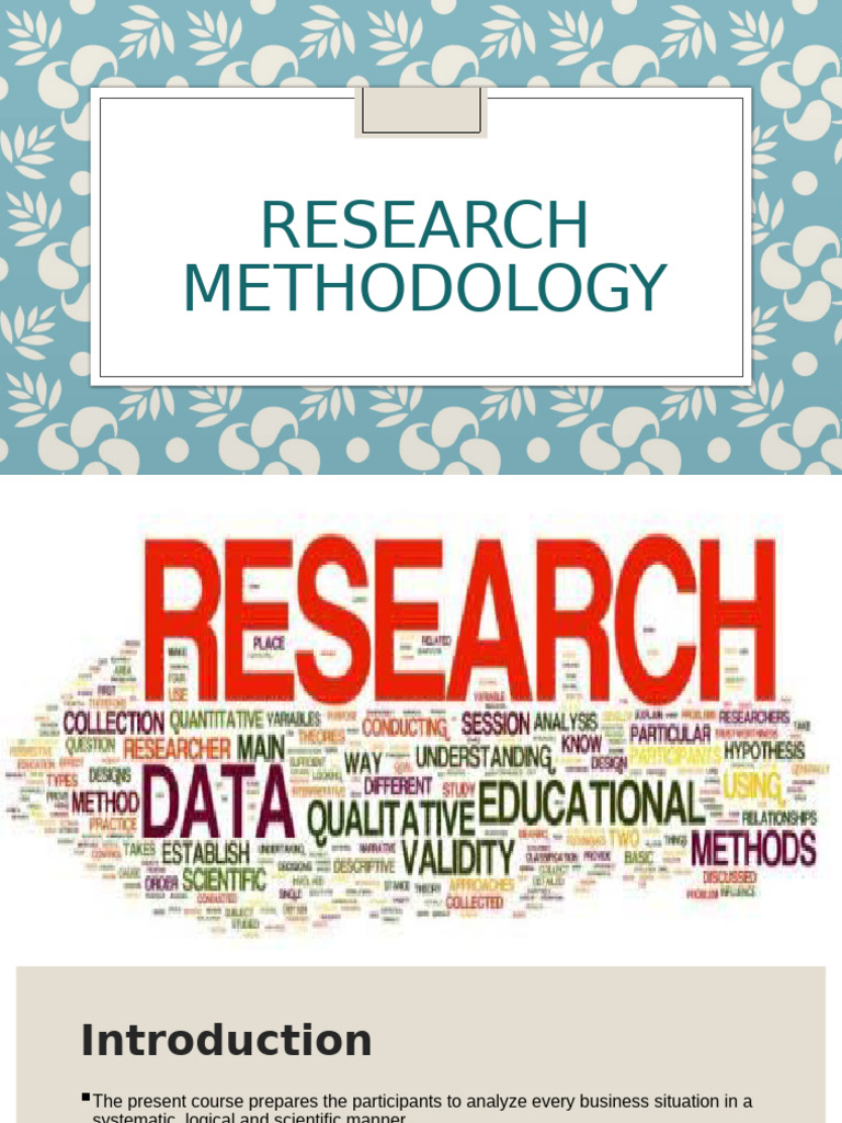 Research Methodology Course Guide | PDF