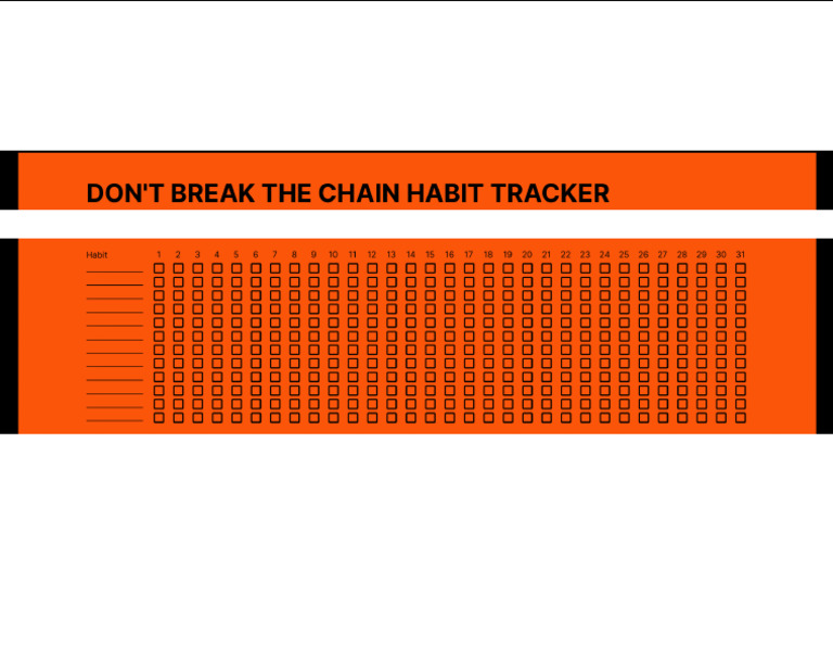 12 Habits Chain | PDF