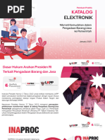 Panduan Praktis INAPROC & Katalog V6 Untuk PP - PPK | PDF