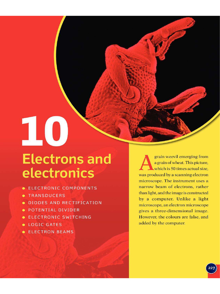 Chapter 10 Electrons and Electronics | PDF