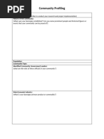 Community Profile Template Pdf