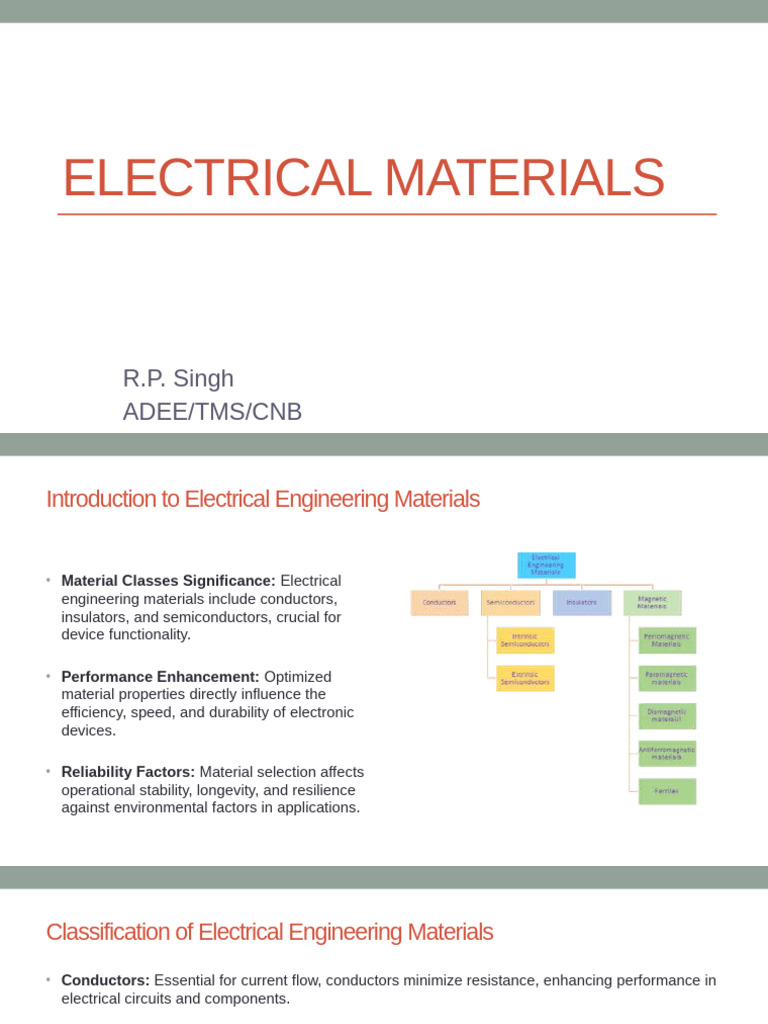 Electrical Material | PDF | Semiconductors | Doping (Semiconductor)