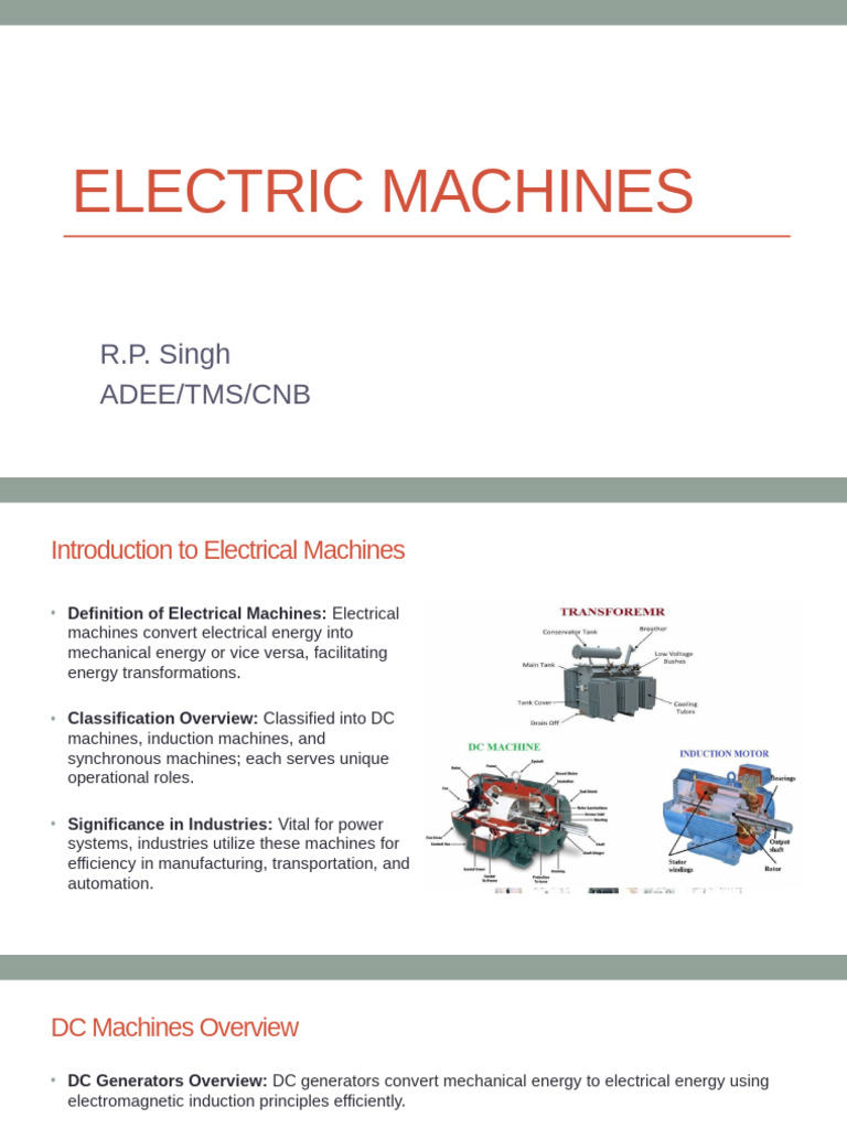 Electrical Machines | PDF | Electric Motor | Transformer