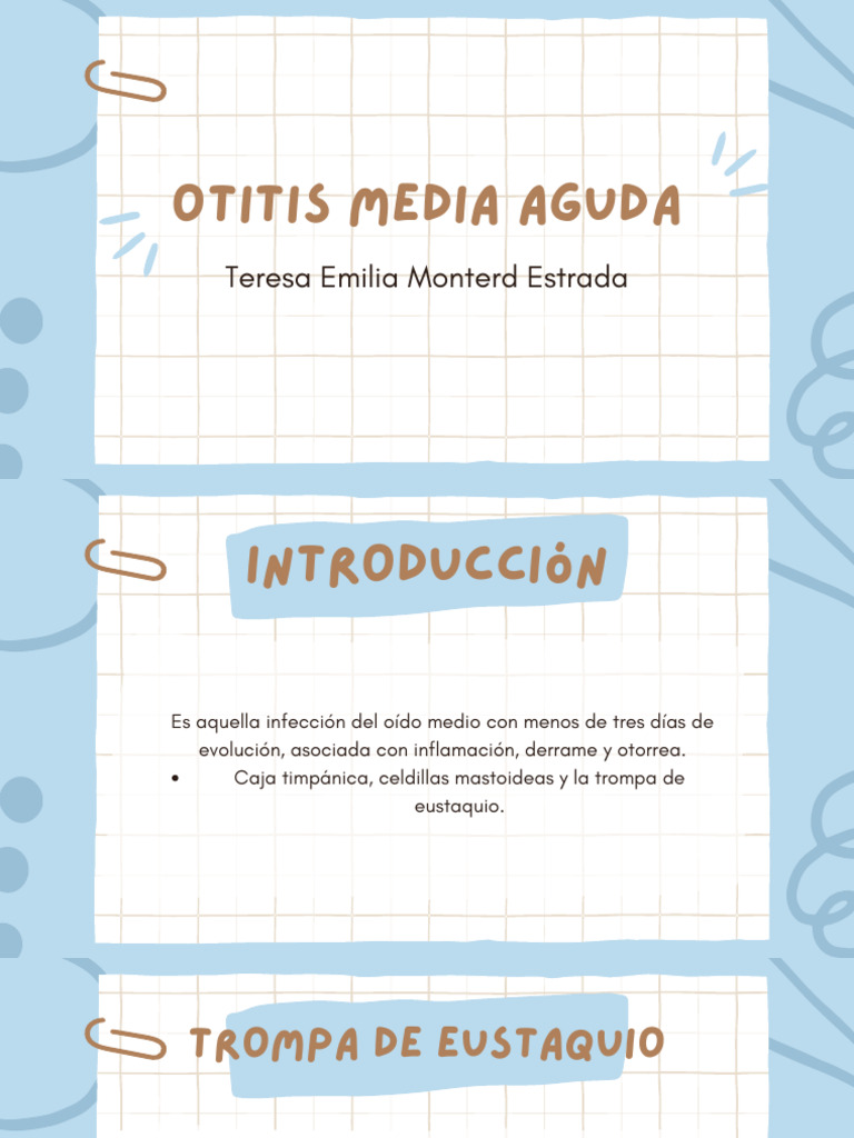 Otitis Media Aguda: Causas y Diagnóstico | PDF | Enfermedades y ...