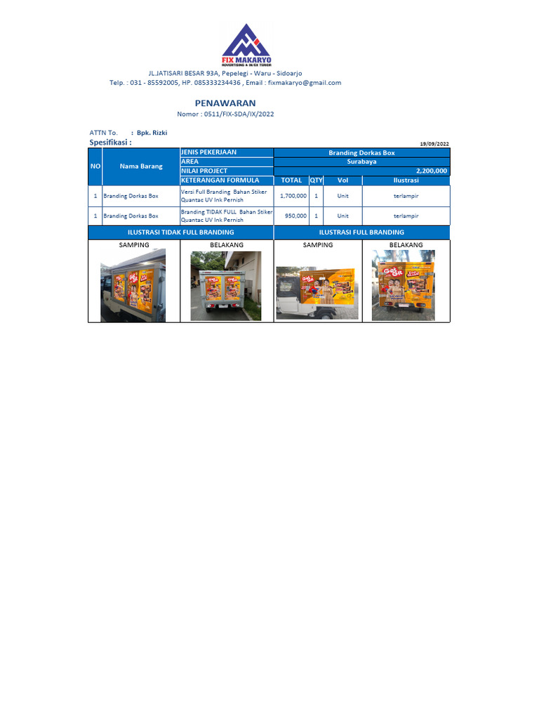 BRANDING DORKAS SY3 | PDF