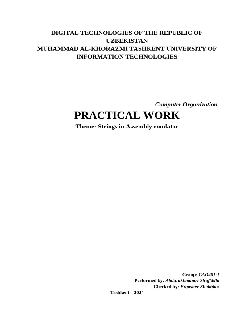 Practical-work-7 | PDF | Software Engineering | Computer Hardware