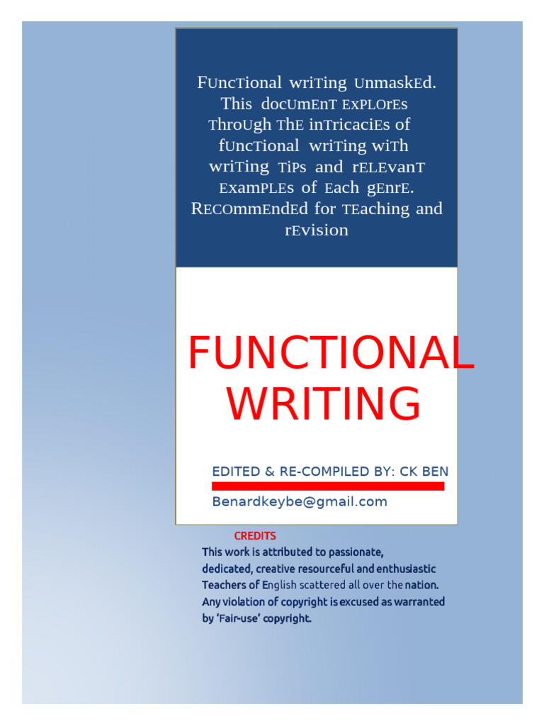 Functional Writing, 2024 | PDF | Advertising | Memorandum