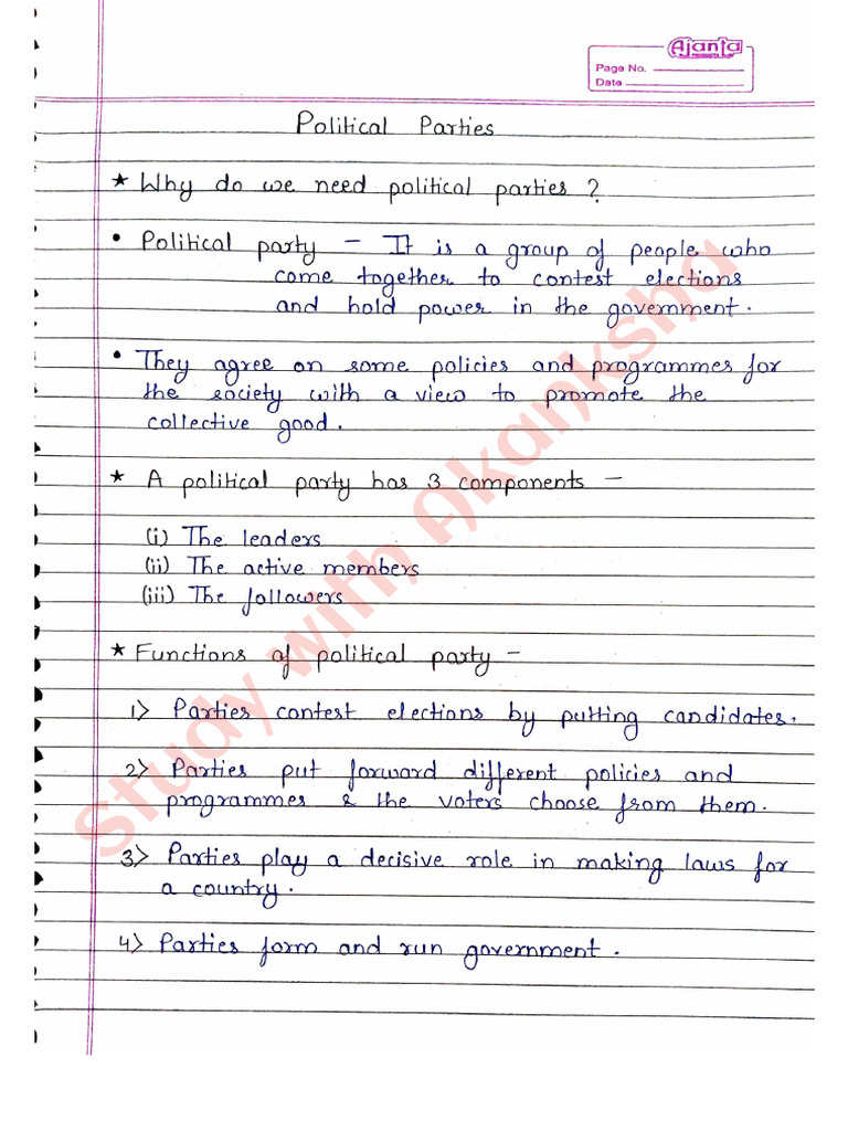 Political parties | PDF