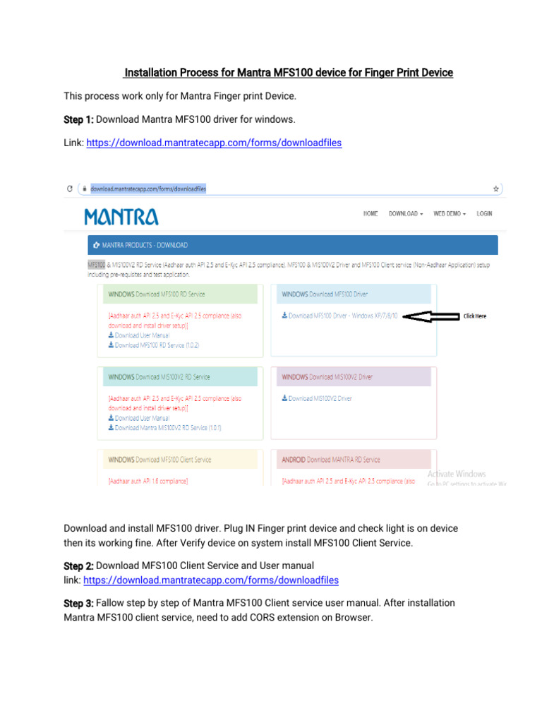 Mantra Installation | PDF