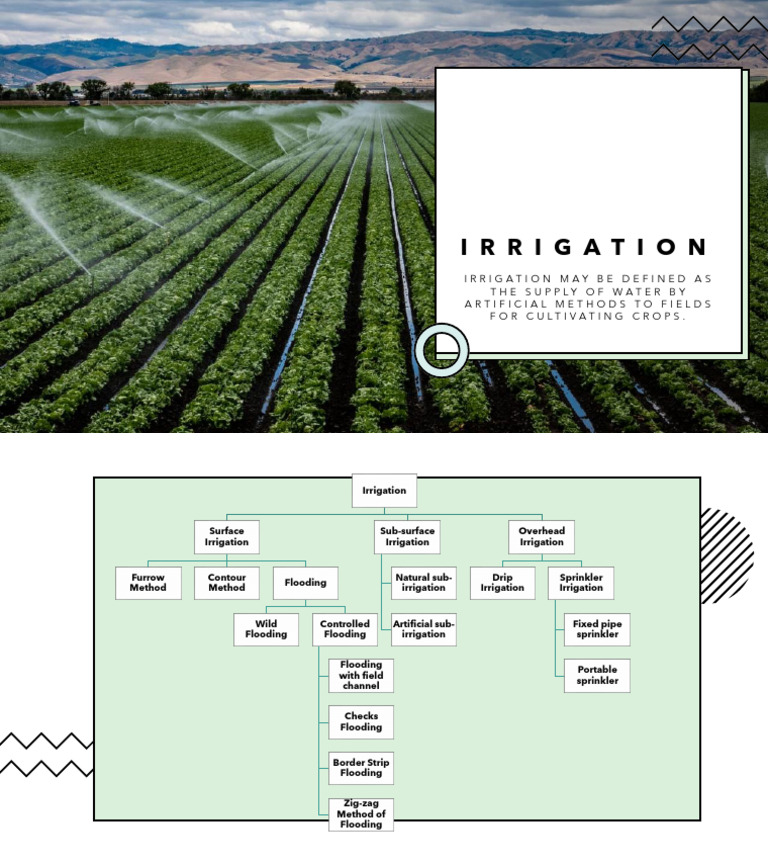 Types of Irrigation Methods Explained | PDF