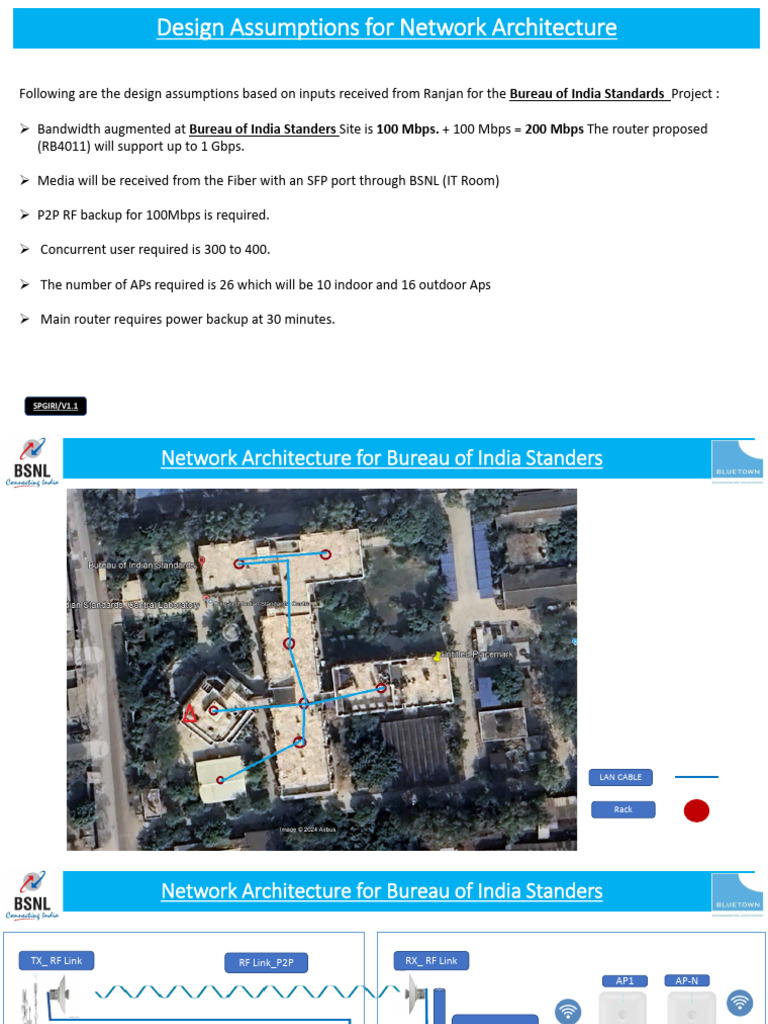 Network Architecture of Bureau of India Standars_81124 | PDF | Local Area Network | Computer Network