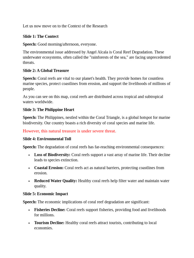 Envi Sci Final Presentation | PDF
