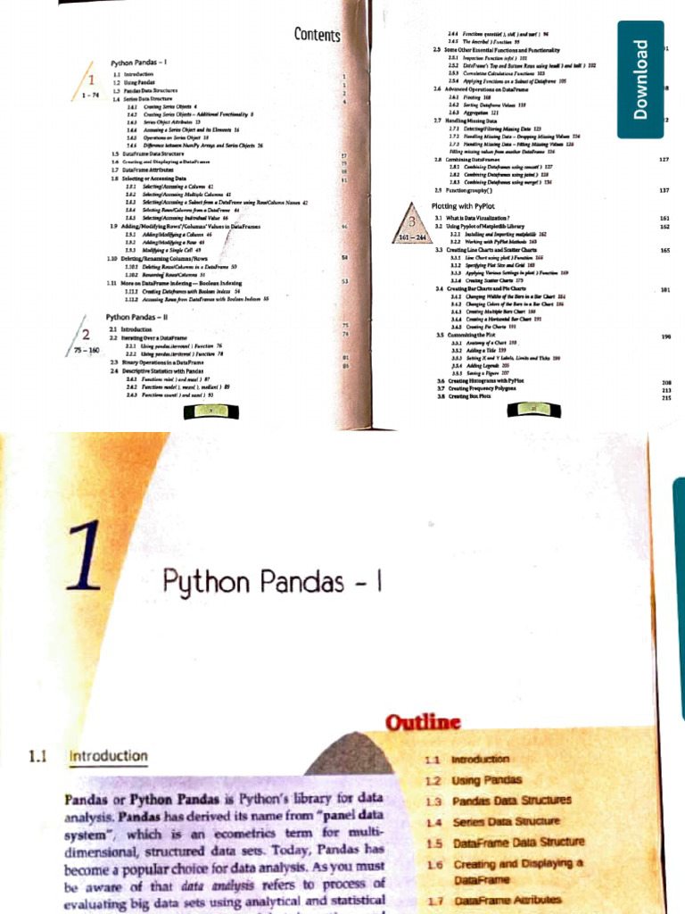 Shree Dharachya Python Pandas-1 | PDF
