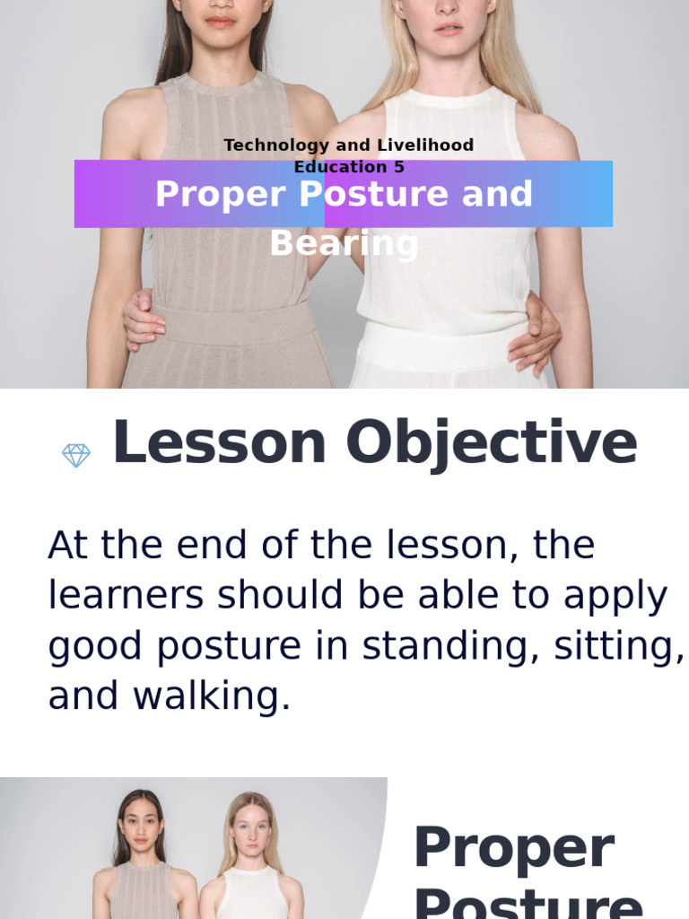 Importance of Proper Posture Techniques | PDF