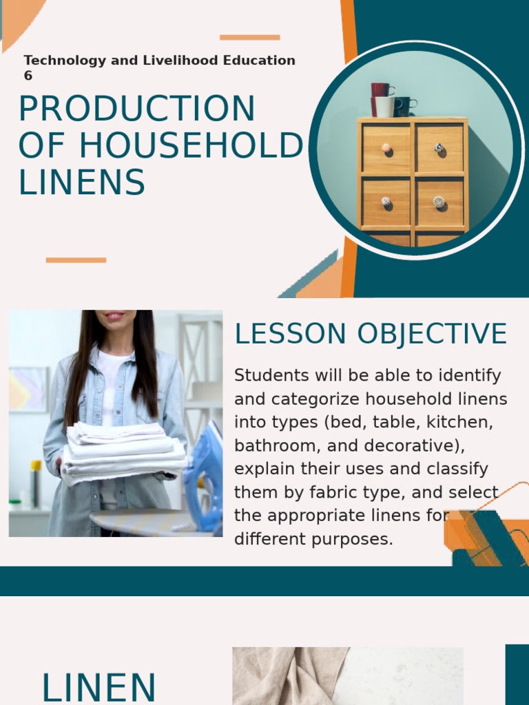 Production of Household Linens | PDF | Linens | Bedding