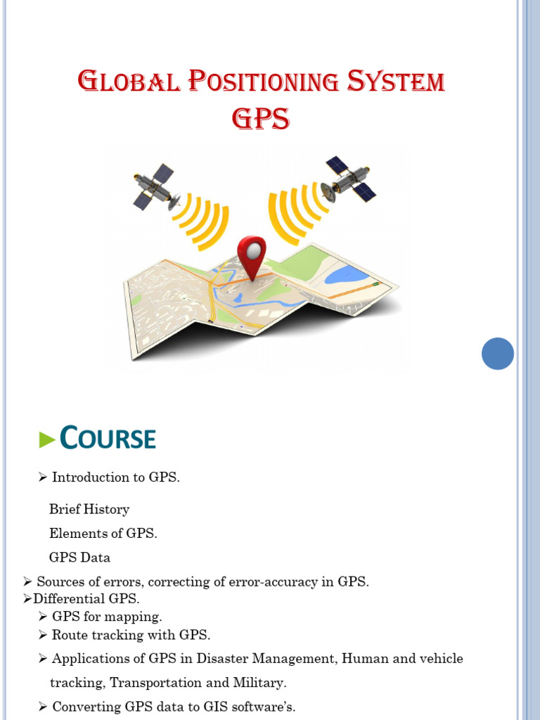 Intro To GPS (Lecture Dated 10 1 2025) | PDF | Global Positioning System | Telecommunications ...