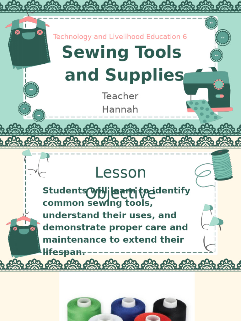 Essential Sewing Tools for Beginners | PDF | Sewing | Seam (Sewing)