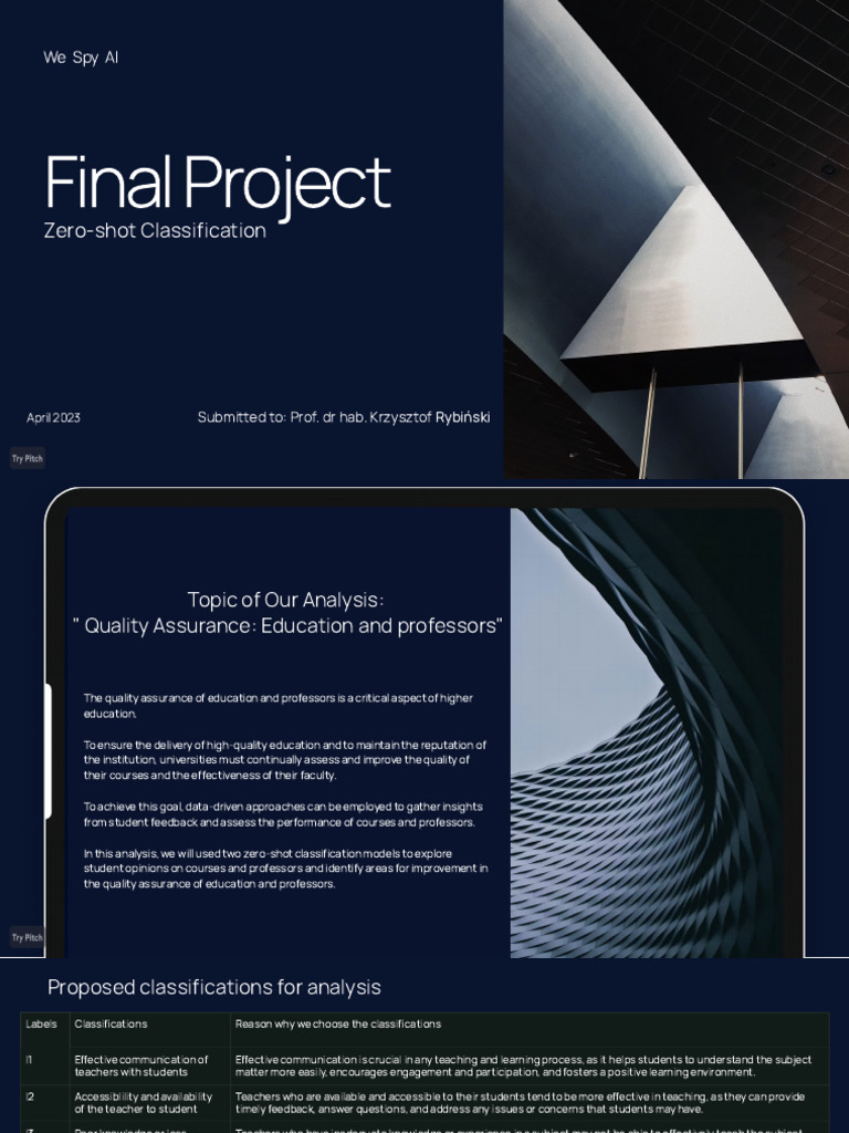 Final Project | PDF | Teachers | Learning