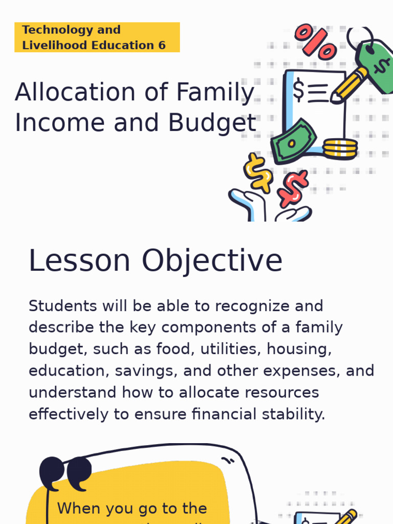 Allocation of Family Income and Budget | PDF